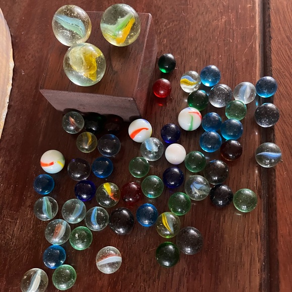 Other | Lot Of Canicas Marbles Cristal Game Balls | Poshmark